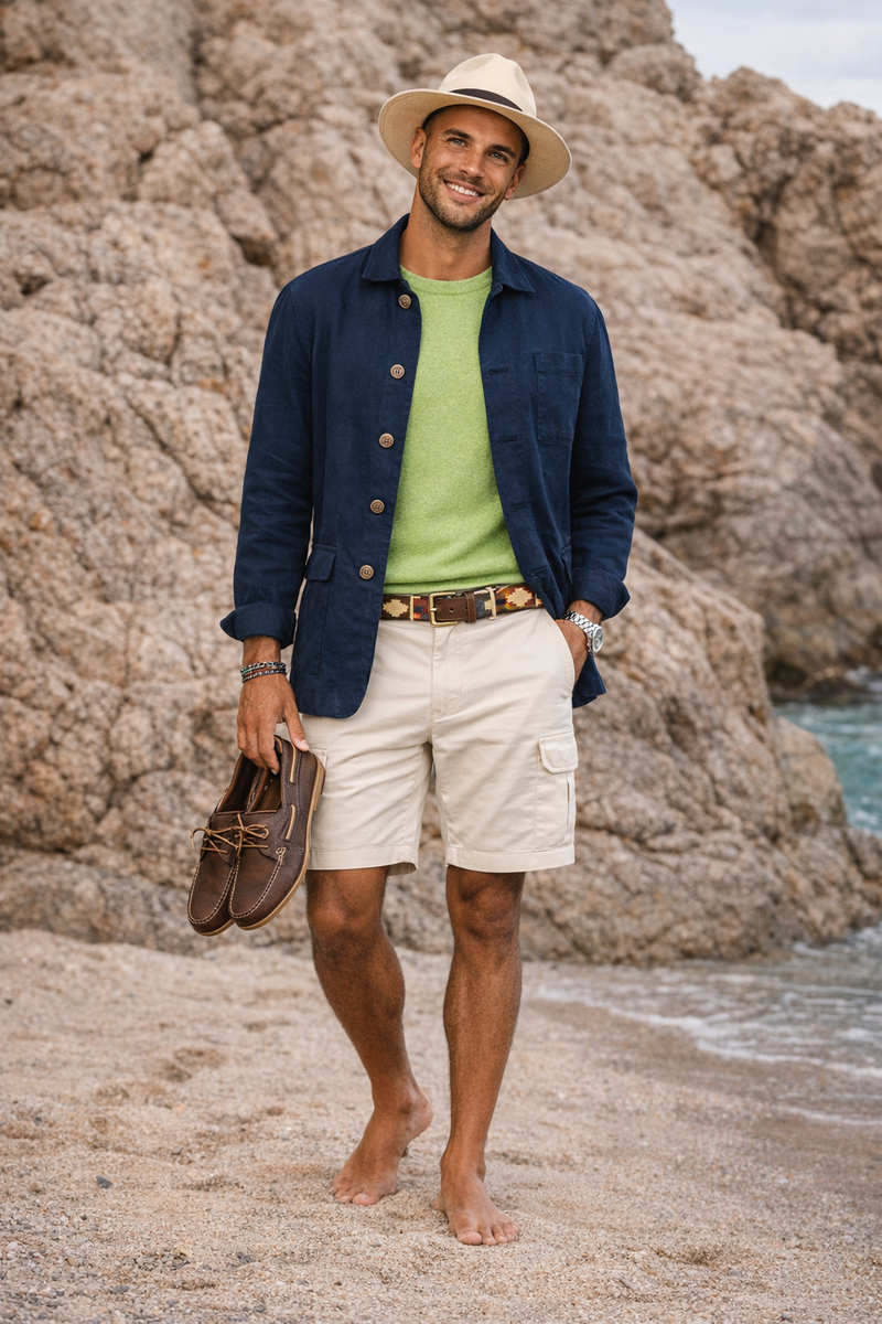SOBRECAMISA SPRING BREAK - MARINO – MEDUSA BAY